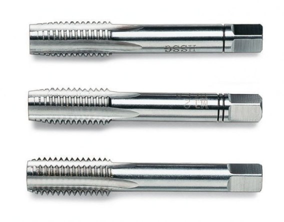 Komplet 3 gwintowników ręcznych, HSS, M22x2.5 431/22 - sklep narzędziowy24.eu